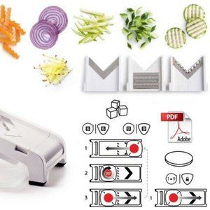 Tupperware | Kitchen | Tupperware Mando Chef Mandolin Mando Slice ...